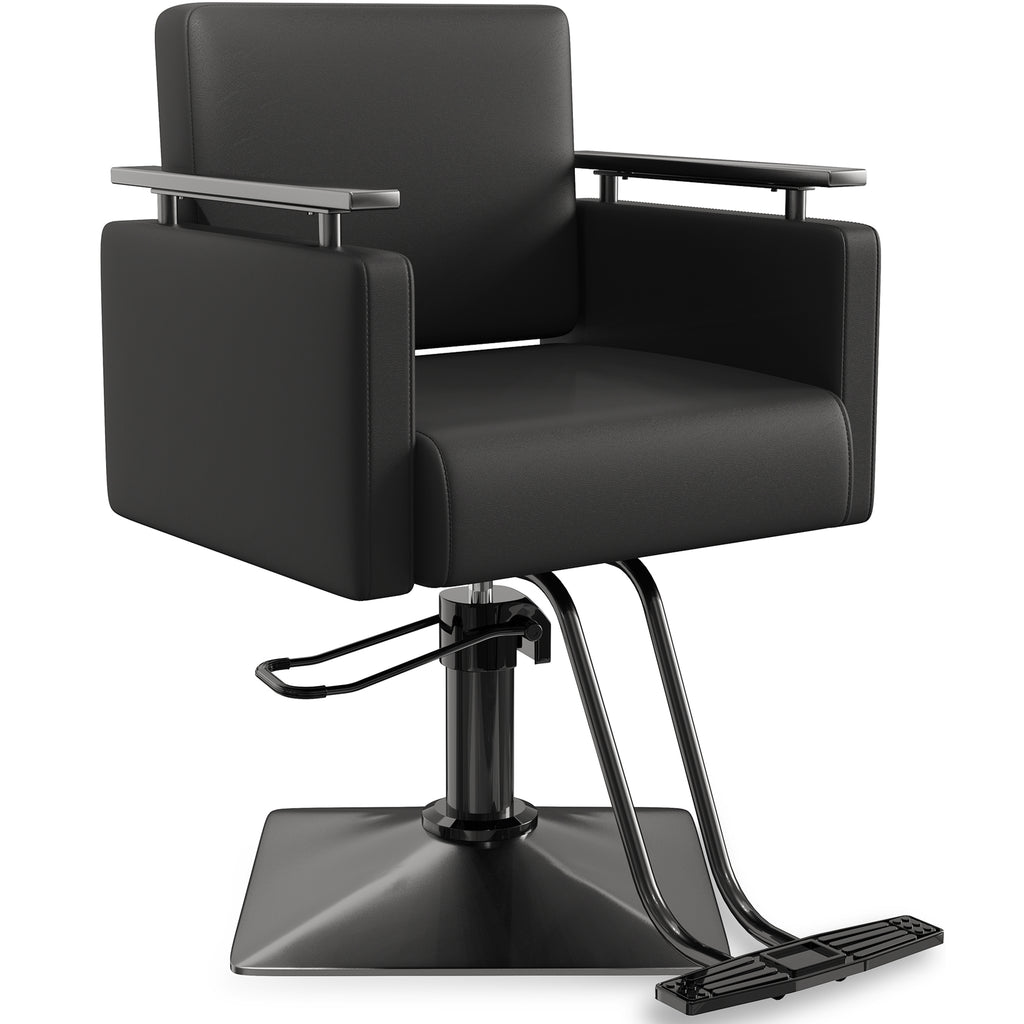 All Black Salon Chair BS-84 – BaashaBeauty